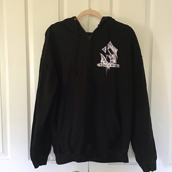 Sabaton Official | Jackets & Coats | Sabaton Official Black Hooded ...